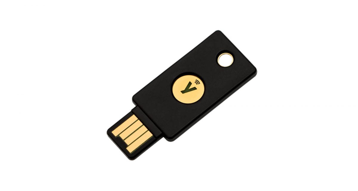 YubiKey 5 NFC - No1 security key in sales globally
