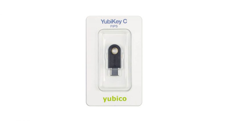YubiKey 5C FIPS - FIPS 140-2 validated for Government Agencies