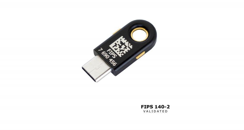 YubiKey 5C FIPS - FIPS 140-2 validated for Government Agencies