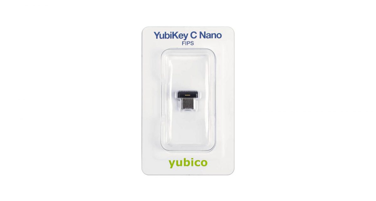 YubiKey 5C Nano FIPS - Physical key, easy to setup, deploy and use