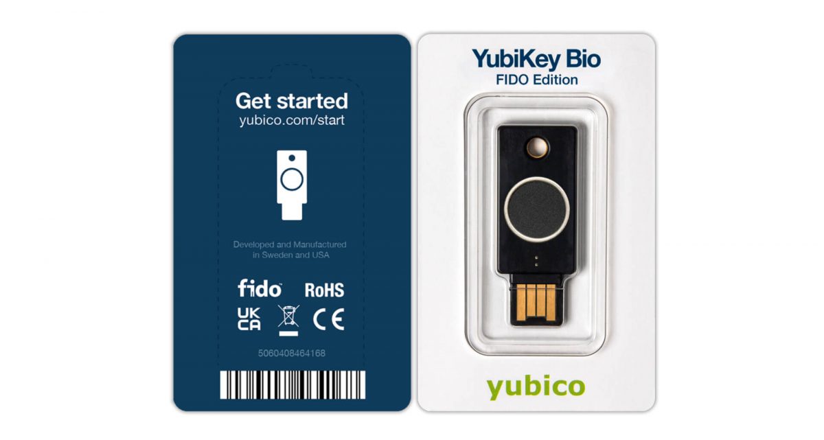 YubiKey Bio - The gold standard in biometric authentication